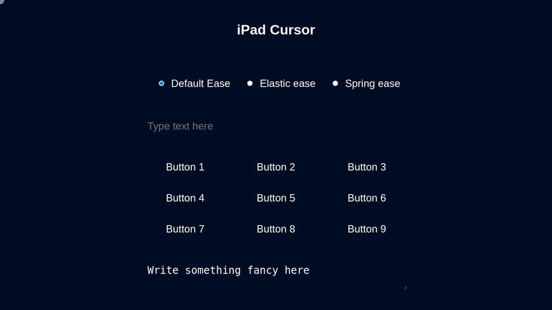 Ipad Cursor