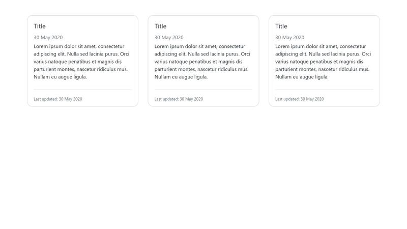 Bootstrap Floating Cards