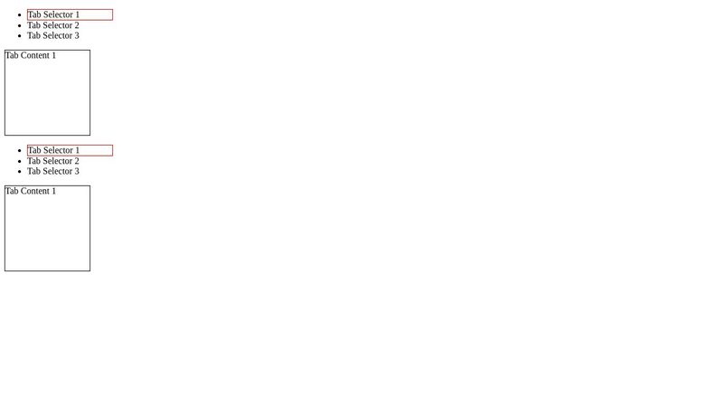 Accessible Tabs using ES6 Vanilla JavaScript