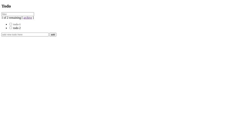 AngularJS todo list 0