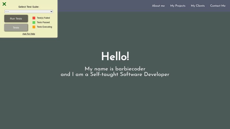Codepen My Freecodecamp Personal Portfolio