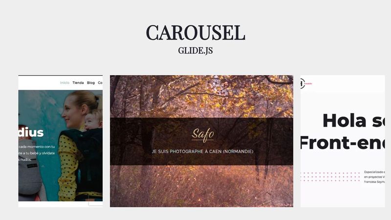 Carousel (Glide JS)