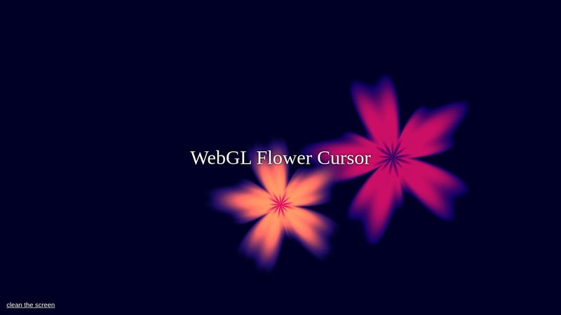 Draw With WebGL Flowers [1]
