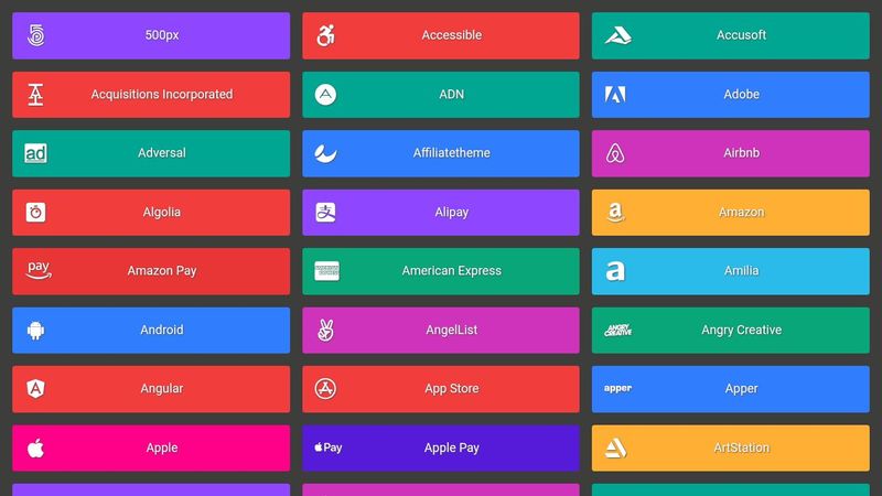 Brand Buttons Responsive