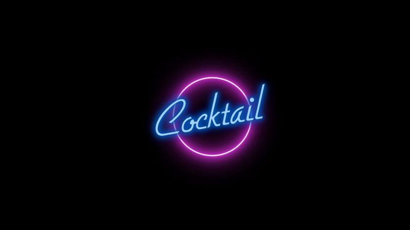 Cocktail (CSS) title animation