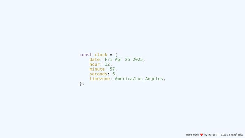 JS Clock