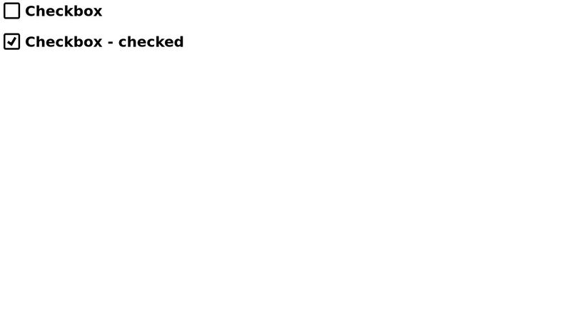 Pure CSS Custom Checkbox Style