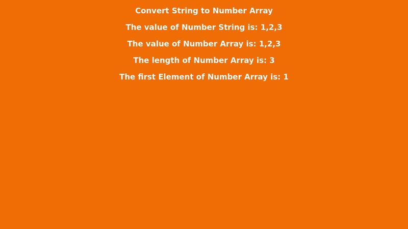 Convert String Of Numbers To Number Array convert-string-of-numbers-to-number-array