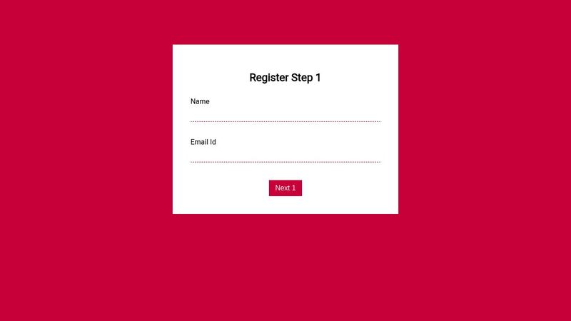 Responsive 3 steps animated registration form in pure jQuery
