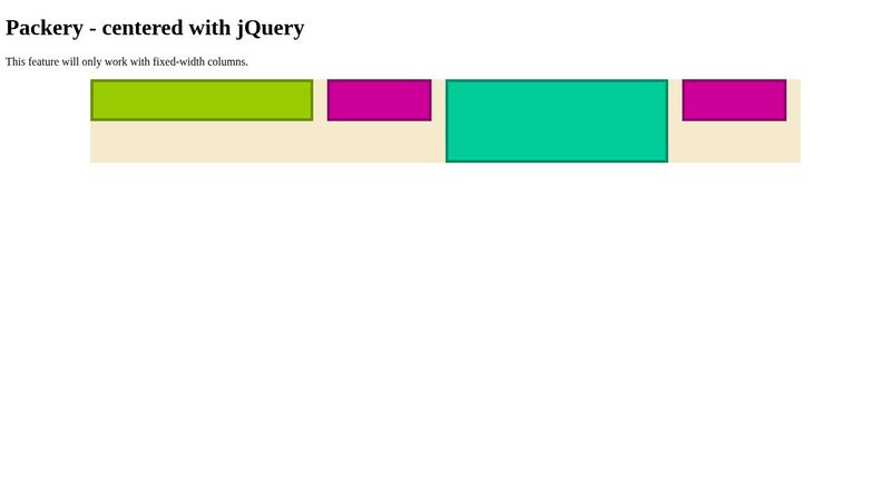 Packery - fitWidth with jQuery