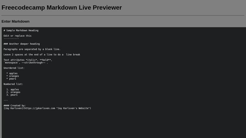 fcc-markdown-previewer