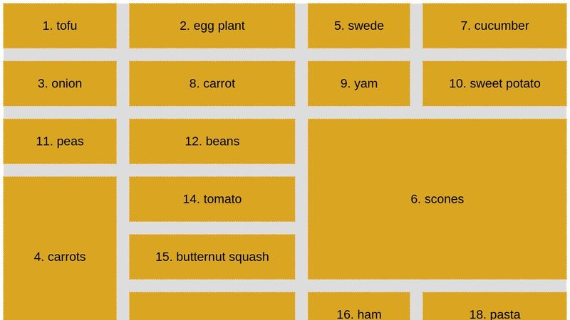 Week 4 CSS grid example
