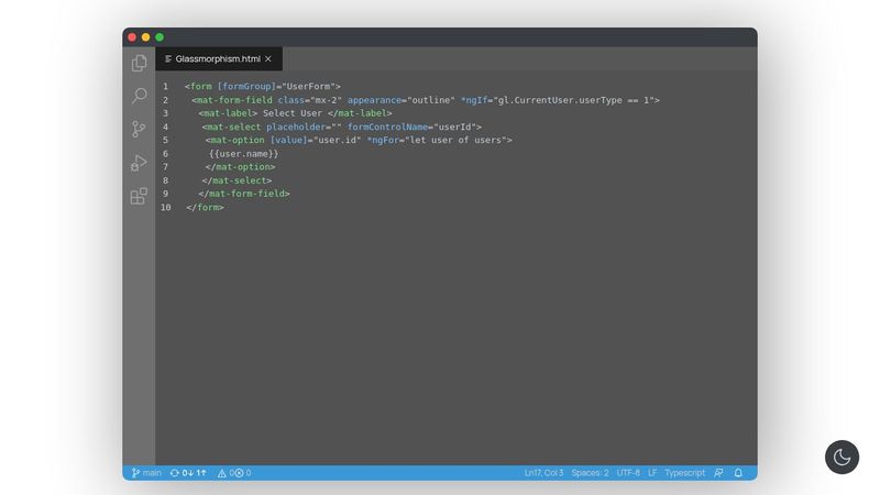 Glass Morphism Concept - HTML/CSS