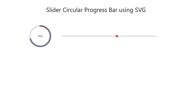 CodePen - Slider Circular Progress Bar using SVG