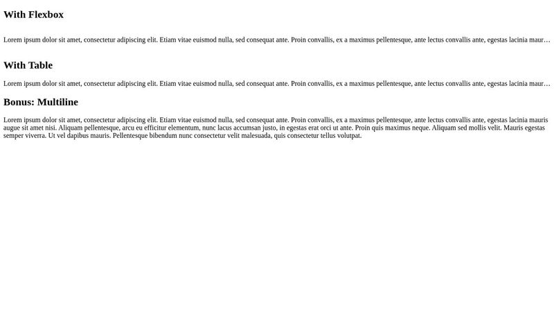 Responsive CSS text truncation