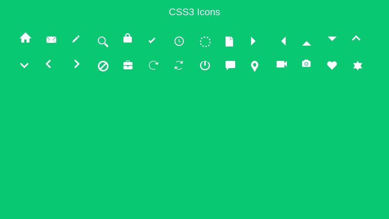 Icons in CSS