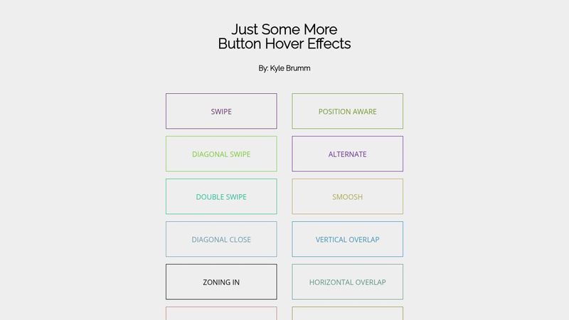 Button Hover Effects
