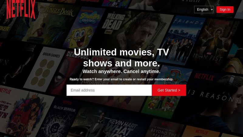Netflix Homepage Using HTML & CSS Assignment -3 By- Vijay