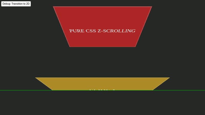 Pure CSS z-axis scrolling