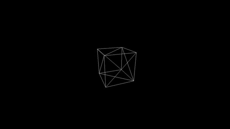 Basic three.js cube