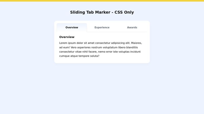 Transform Your Tabs with This Simple CSS Trick
