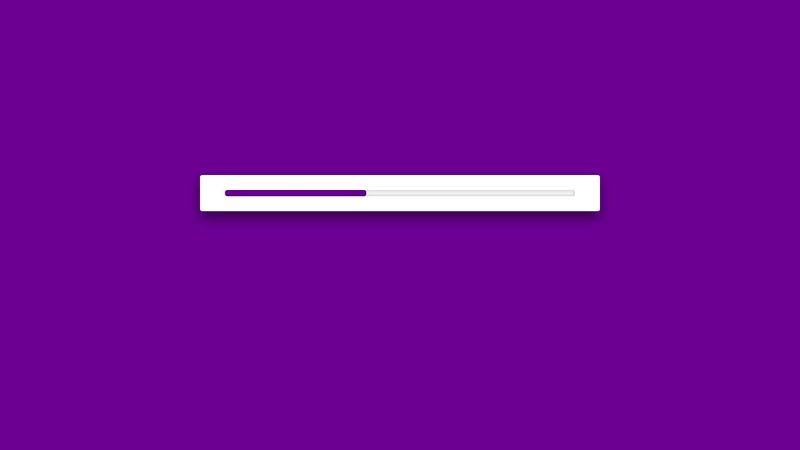 Loading Progress bar with changing Background Color - Pure CSS (Online Tutorials)