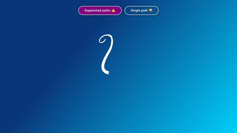 SVG path animation: variable width and overlap