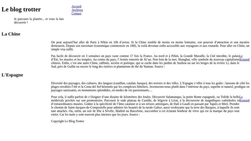 Exercice HTML / CSS - P3 "Pratiquez!"
