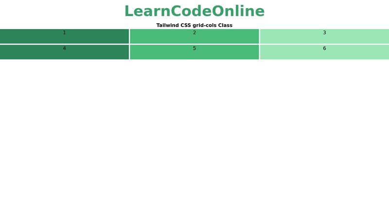 Tailwind grid-cols Class
