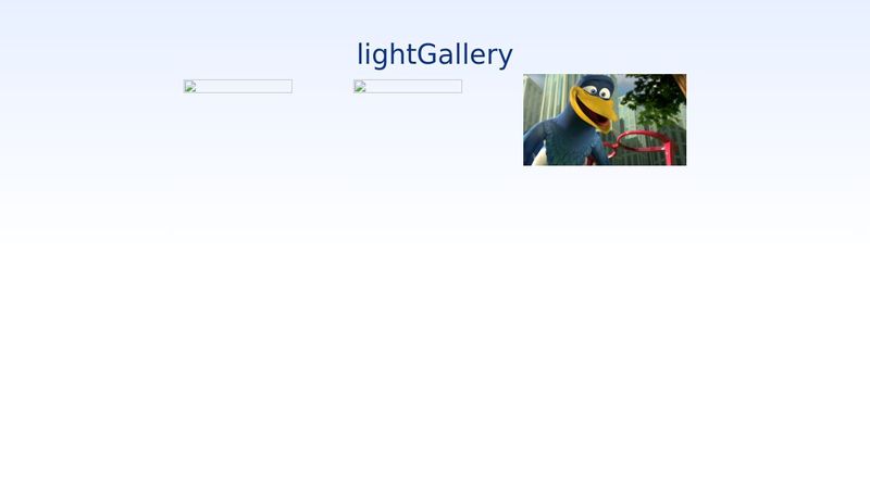 lightGallery html5 videos