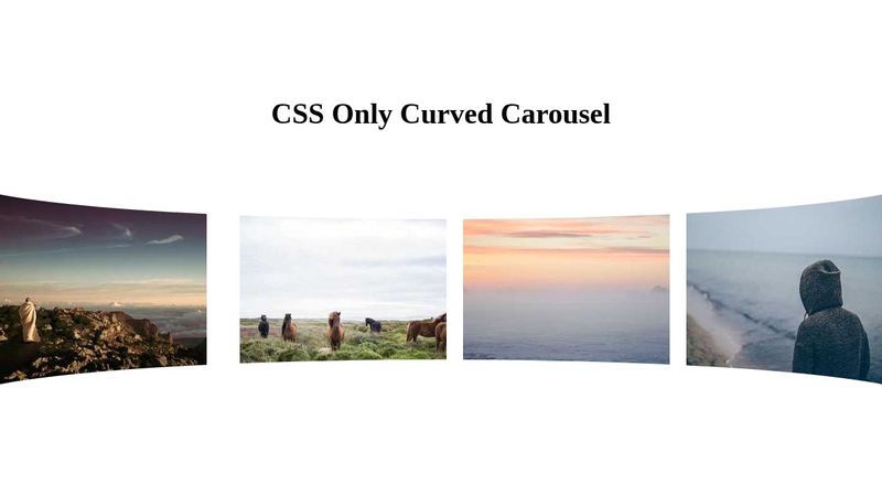 CSS Only Curved Carousel CSS Only Curved Carousel