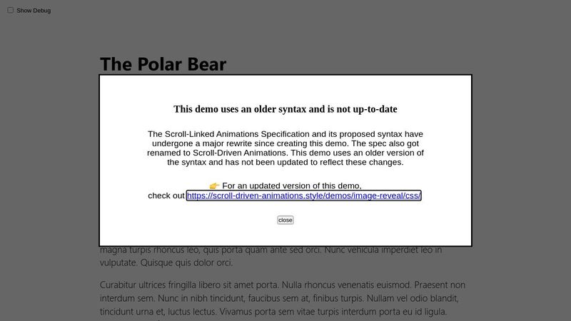 Scroll-Linked Animation with Element-Based Offset (WAAPI + ScrollTimeline 2022 Version)