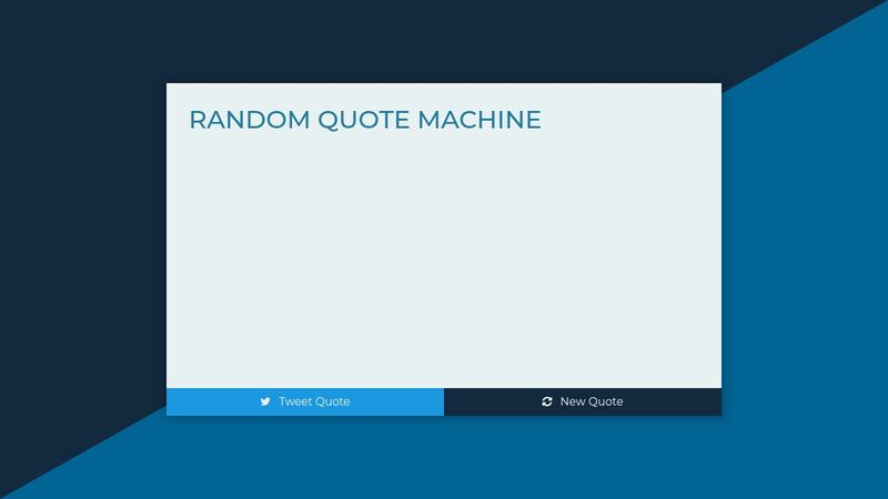 FCC - Random Quote Machine