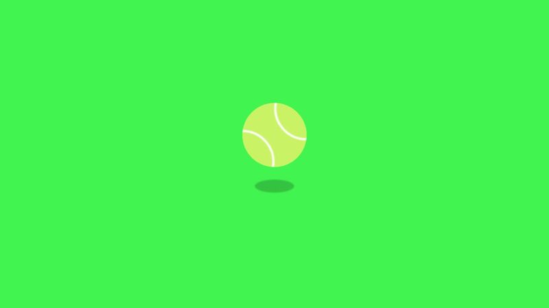Tennis ball CSS animation