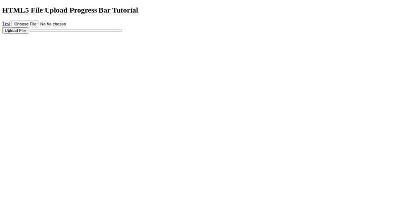 File Upload Progress Bar Meter Tutorial Ajax PHP