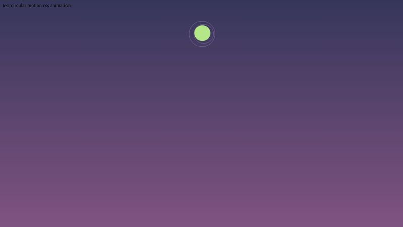 CSS animation - rotation