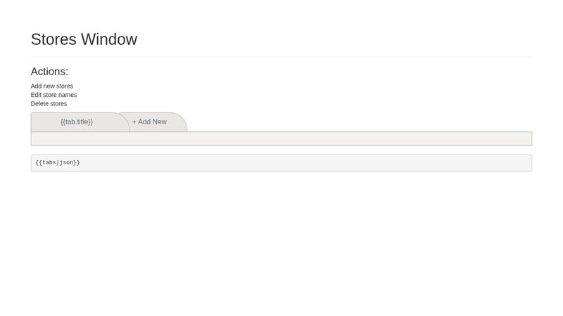 AngularJS horizontal tabs