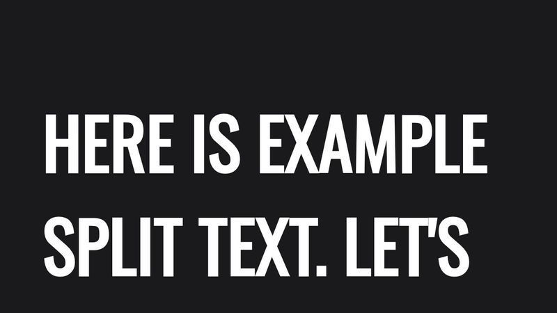 GSAP-split-text