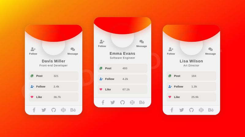 Responsive Profile Card v.1