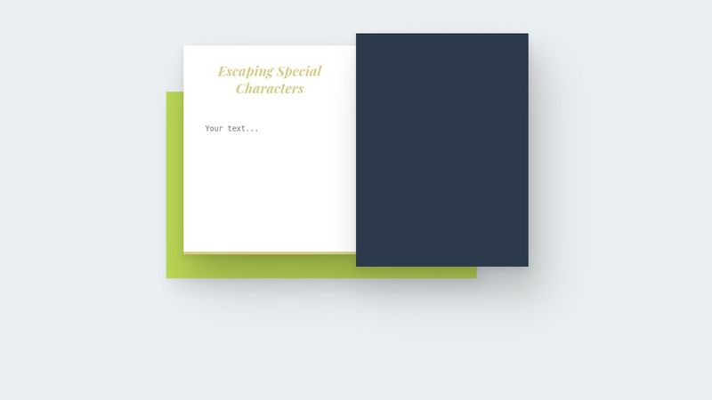 jQuery | Special Characters Encoder