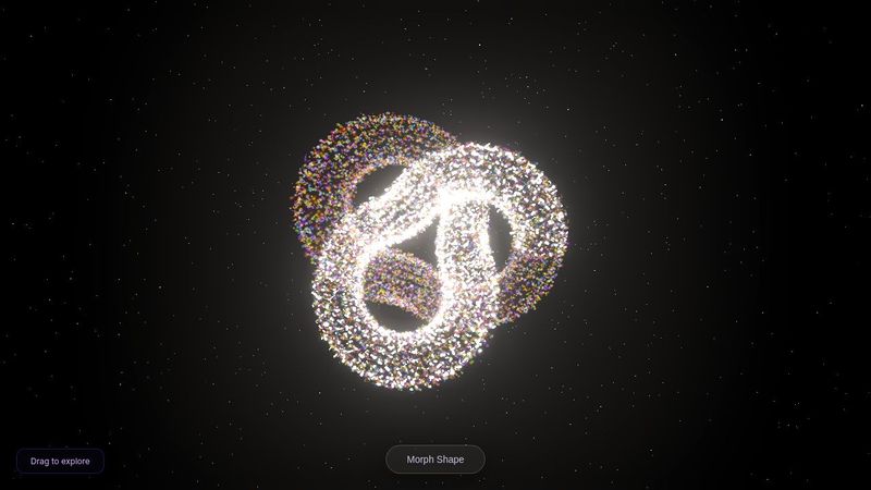 Three.js & GLSL Particle Metamorphosis