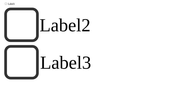 Custom checkboxes without JS