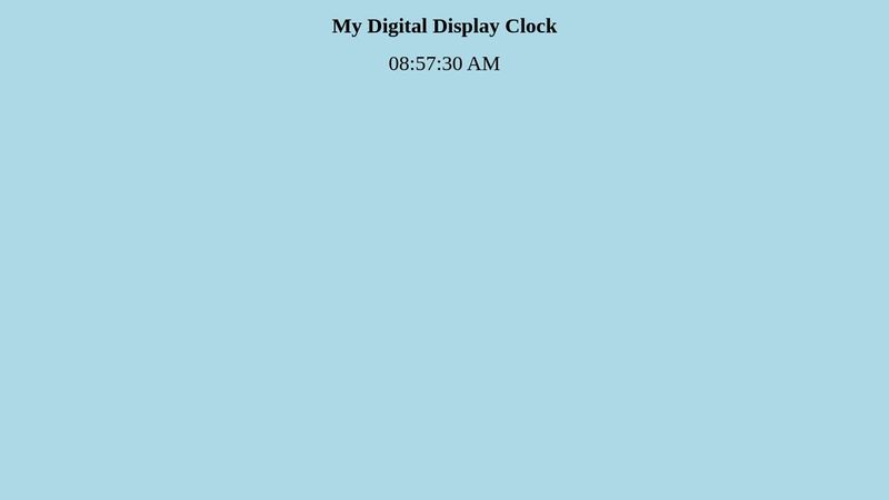Digital Clock