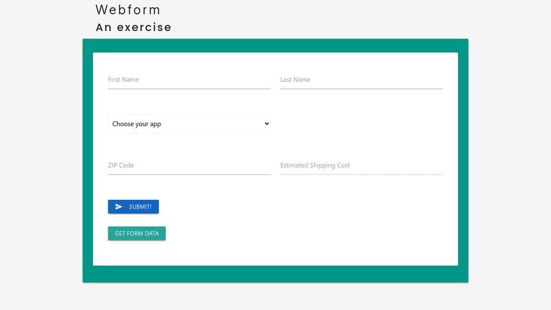 HTML form elements