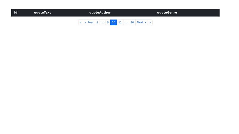 pagination vanilla javascript