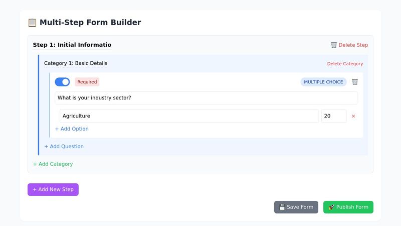 Custom Form Builder