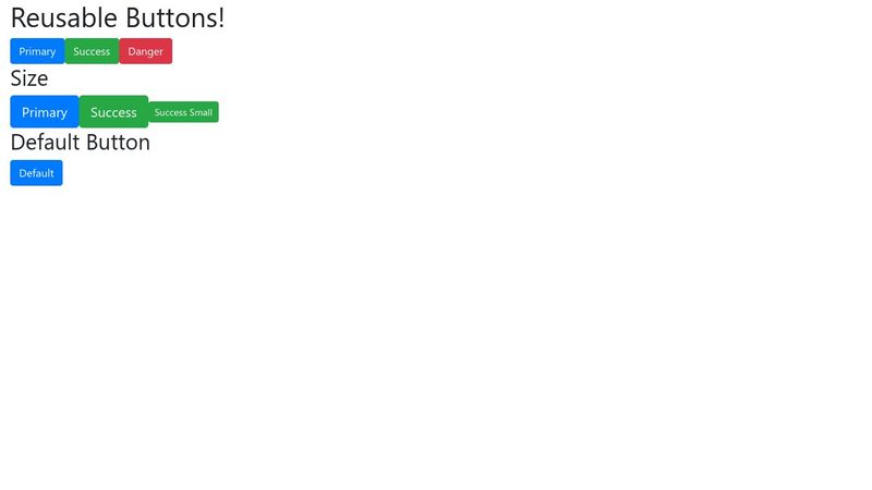 Reusable Buttons!