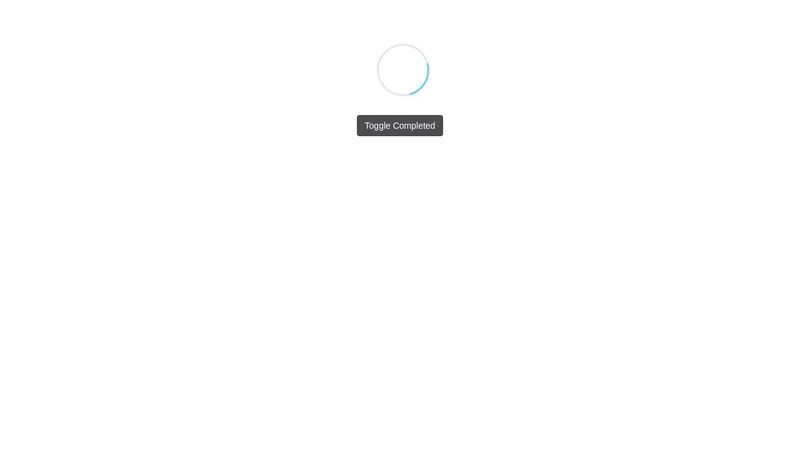 CSS Animation: Circle loader with checkmark completed state