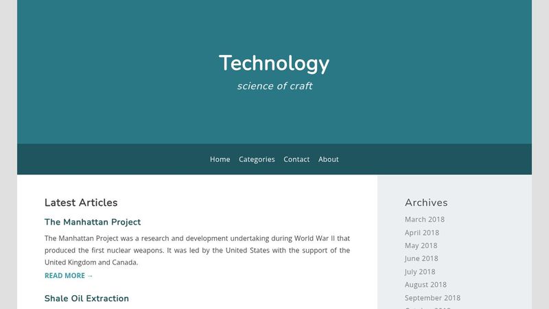 Responsive Semantic Blog Layout (with css-flex)