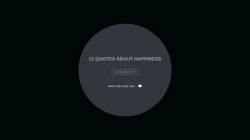 Random Quote Generator / HTML, CSS & Javascript